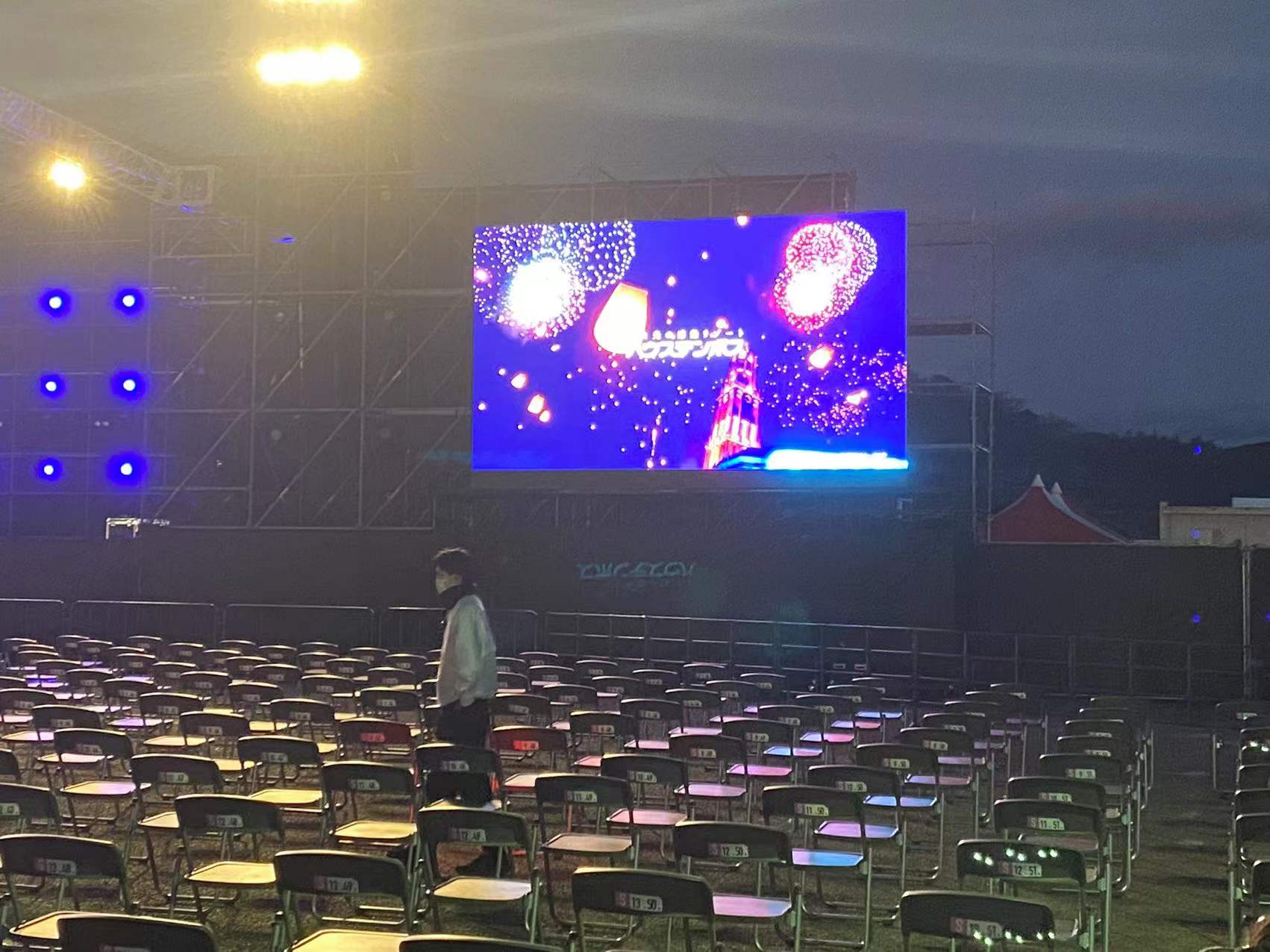 ハウステンボス様 カウントダウン2021－2022にレンタルビジョンを導入して頂きました。 | 株式会社CONNECT